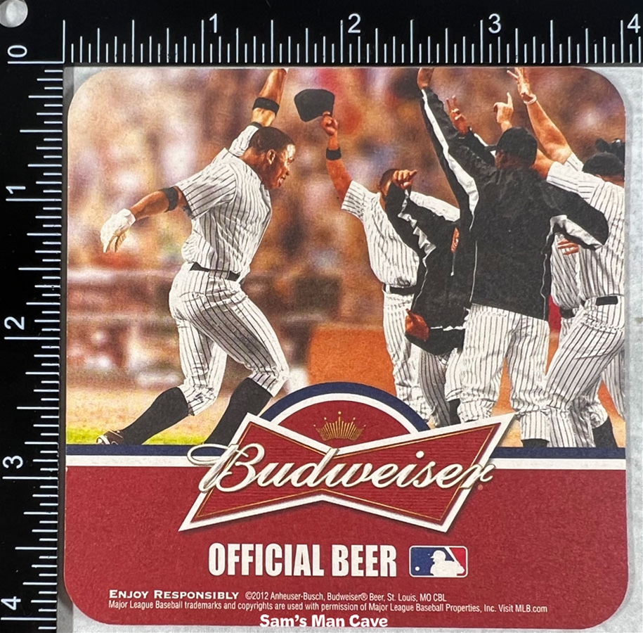 Budweiser Official MLB Beer Coaster