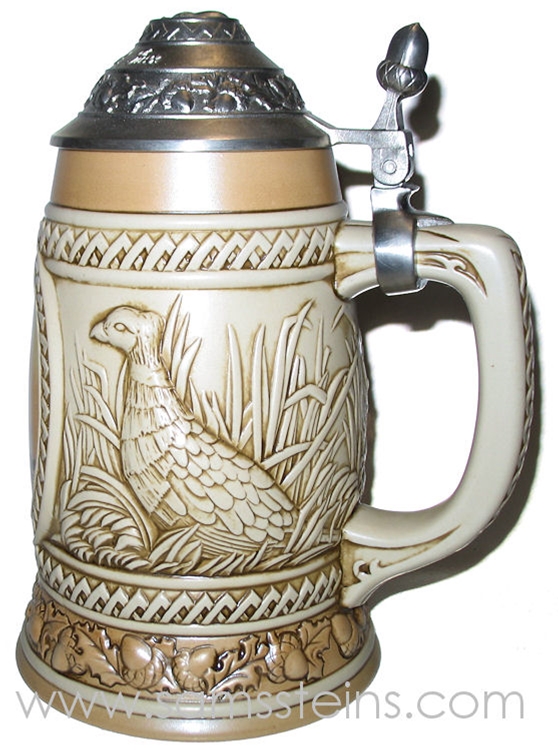 Budweiser Upland Game Bird Series IV Prairie Chicken Stein