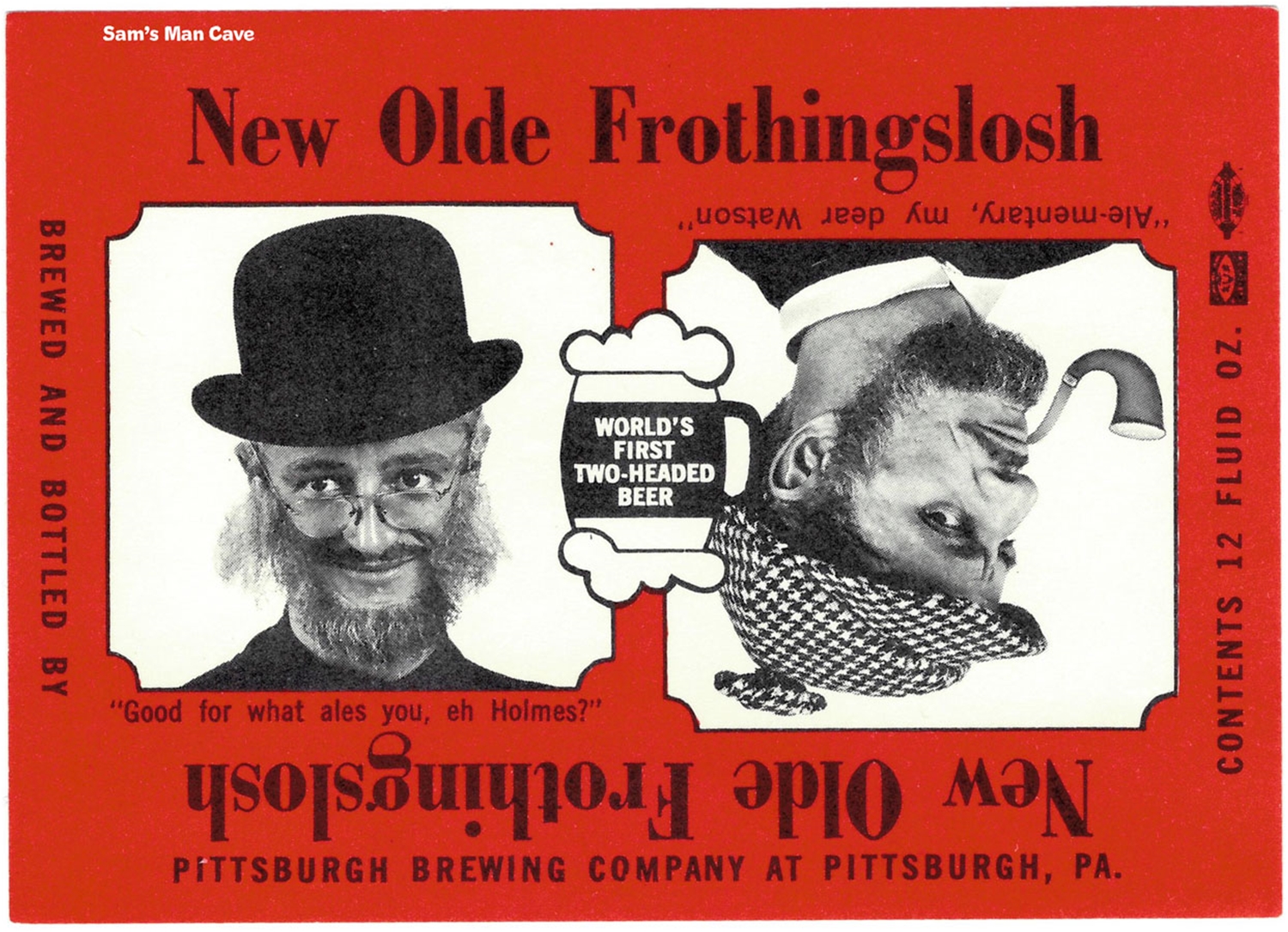 New Olde Frothingslosh Beer Label