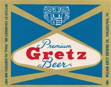 Gretz Half & Half Beer Label