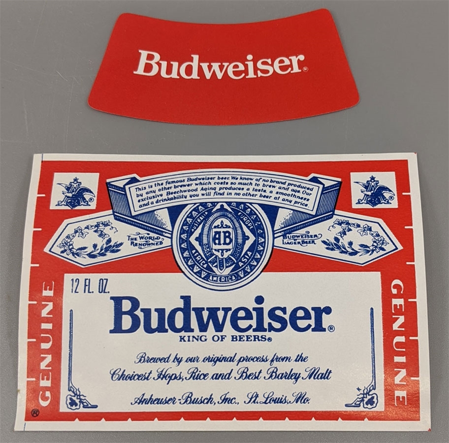 Budweiser Beer Label