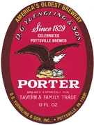 Yuengling Porter Beer Label