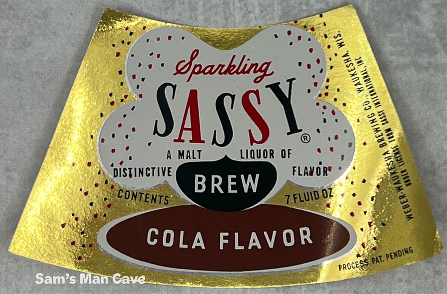 Sparkling Sassy Brew Label