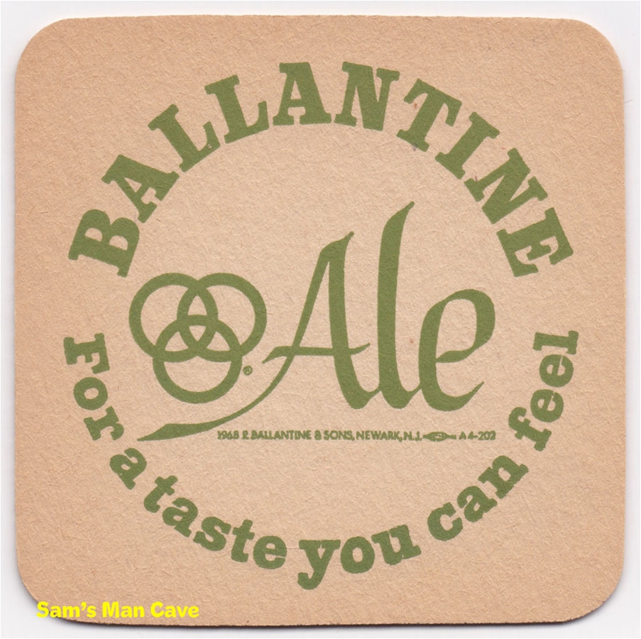 Ballantine Premium Ballantine Ale Beer Coaster