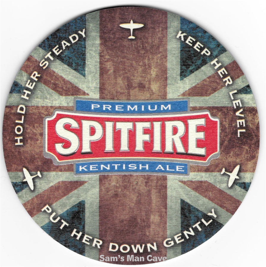 Spitfire Kentish Ale Beer Coaster