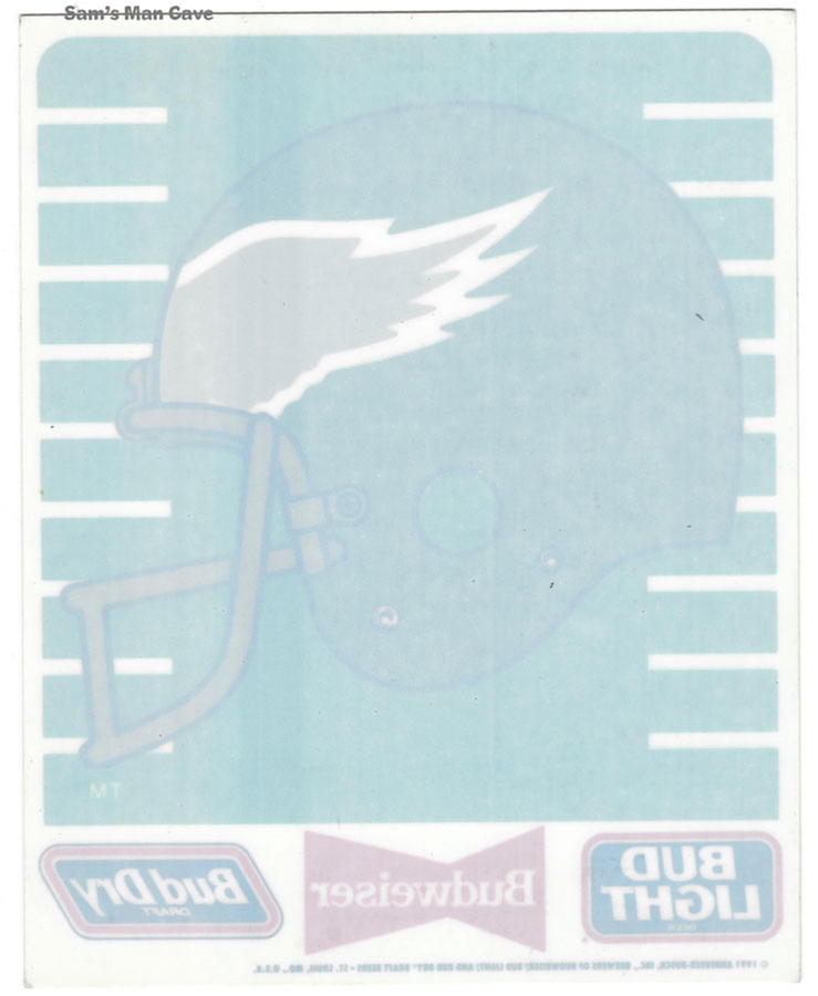 Budweiser Bud Light Bud Dry Philadelphia Eagles Window Decal
