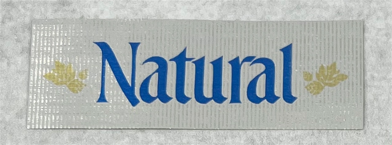 Natural Light Beer Label