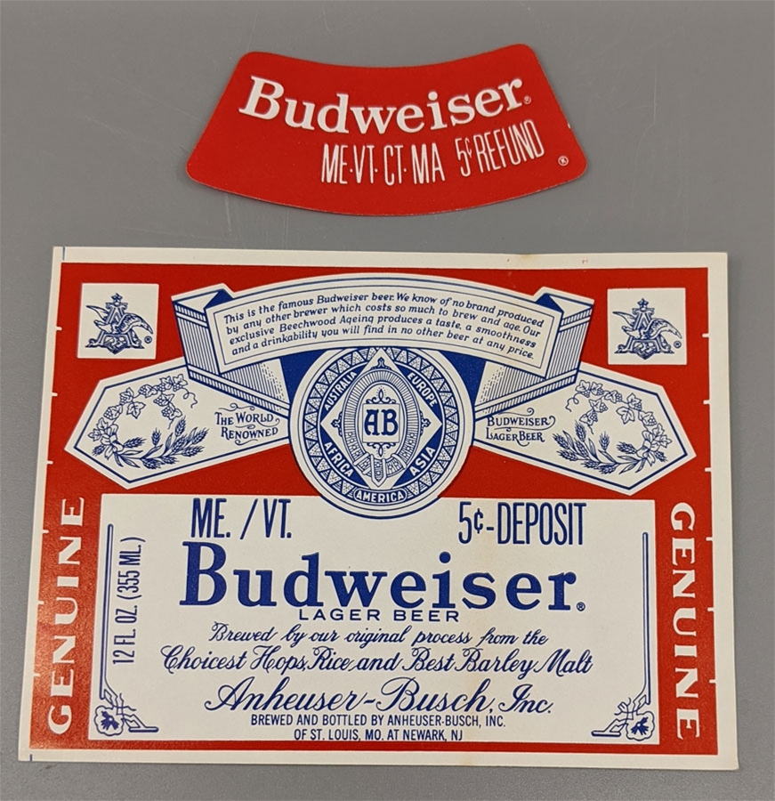 Budweiser Beer Label