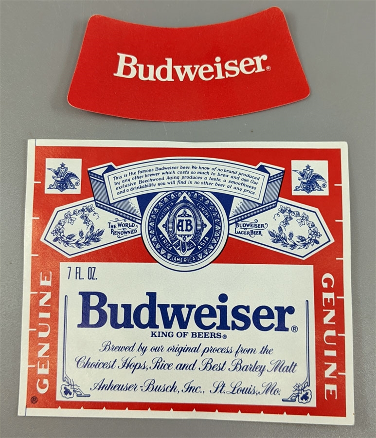 Budweiser Beer Label