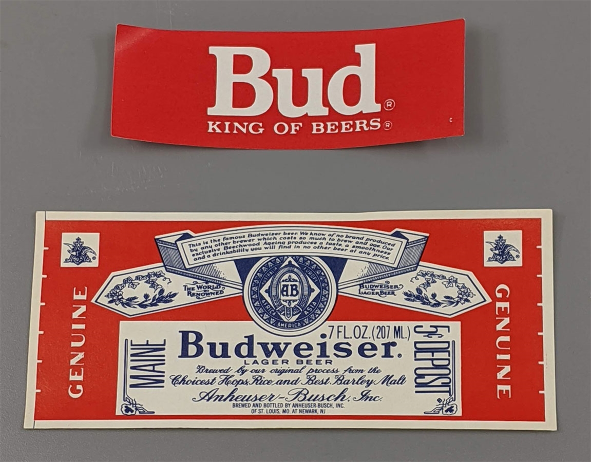 Budweiser Beer Label