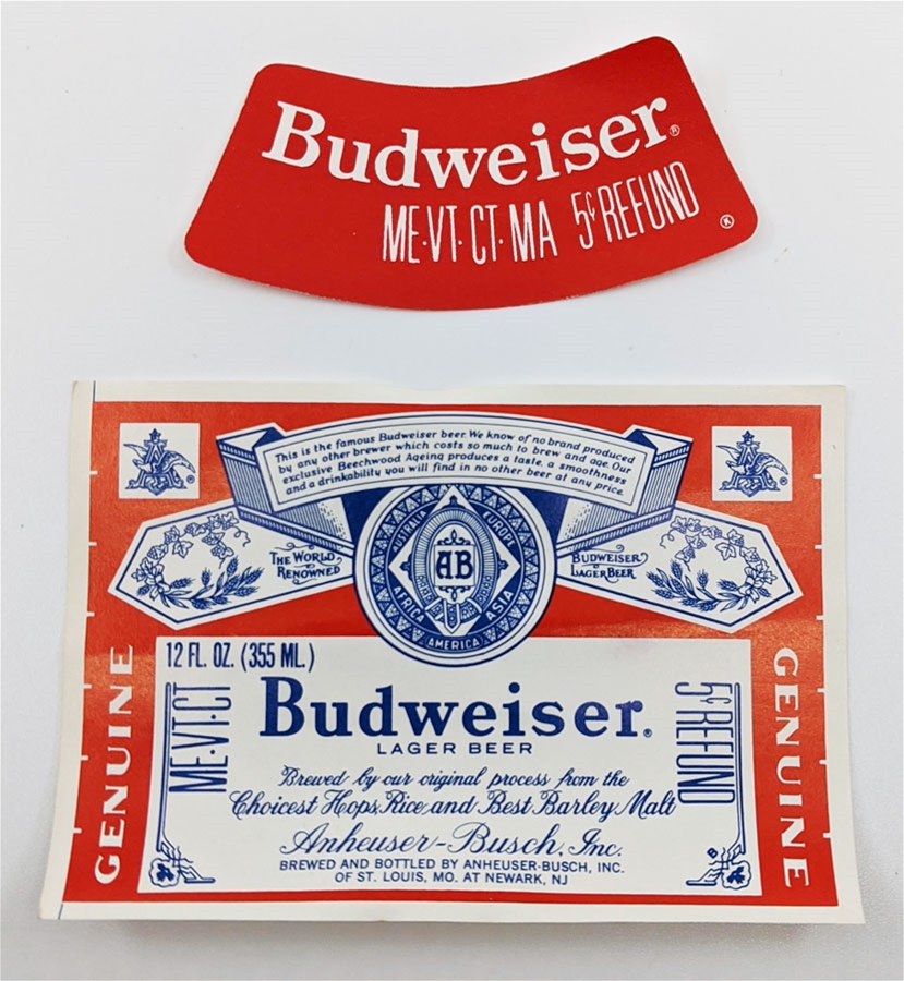 Budweiser Beer Label