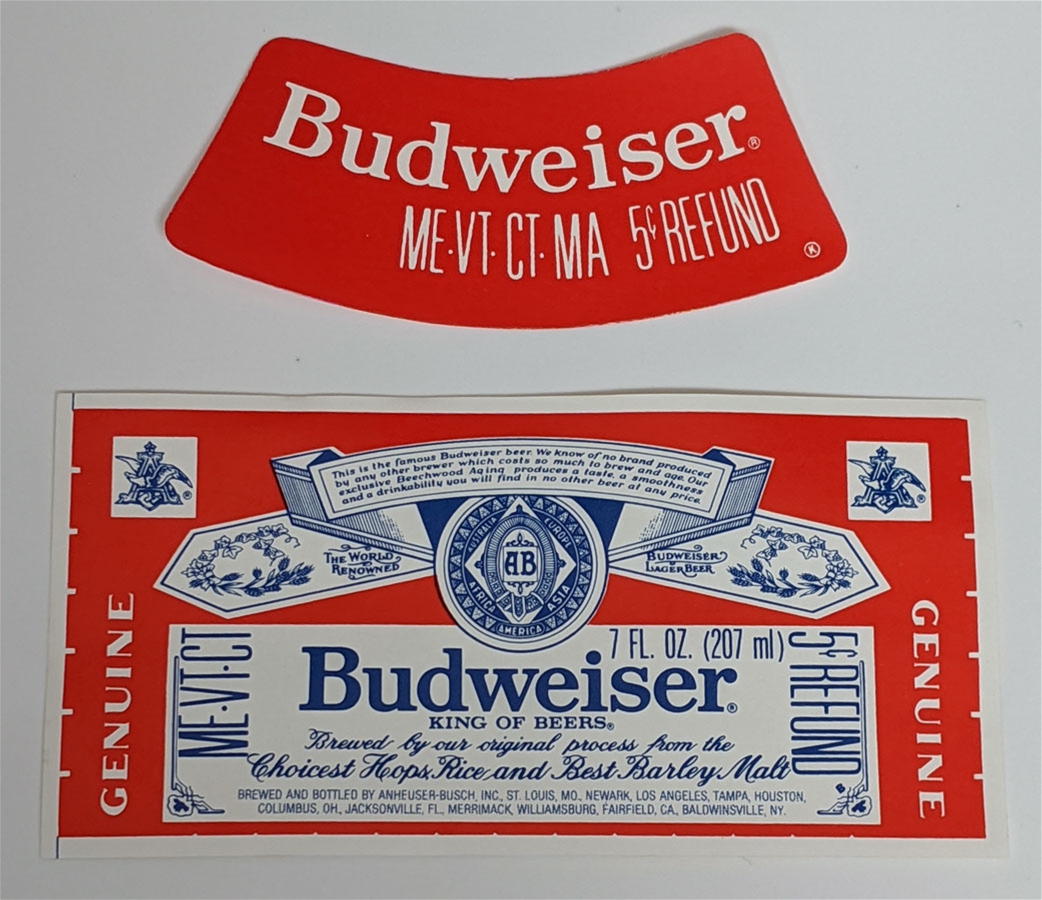 Budweiser Beer Label