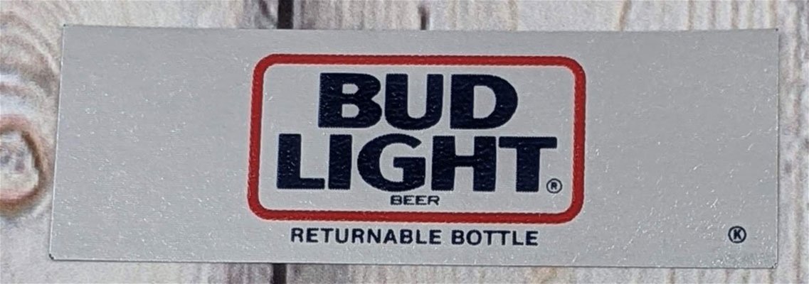 Bud Light Beer Label