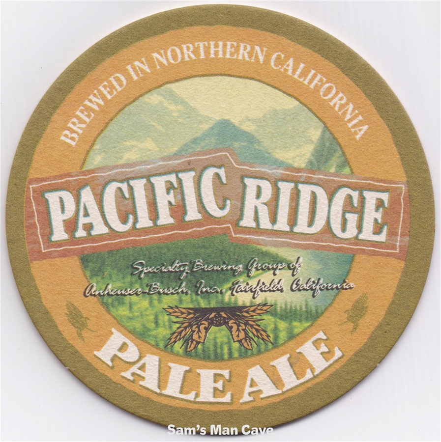 Pacific Ridge Pale Ale Beer Coaster