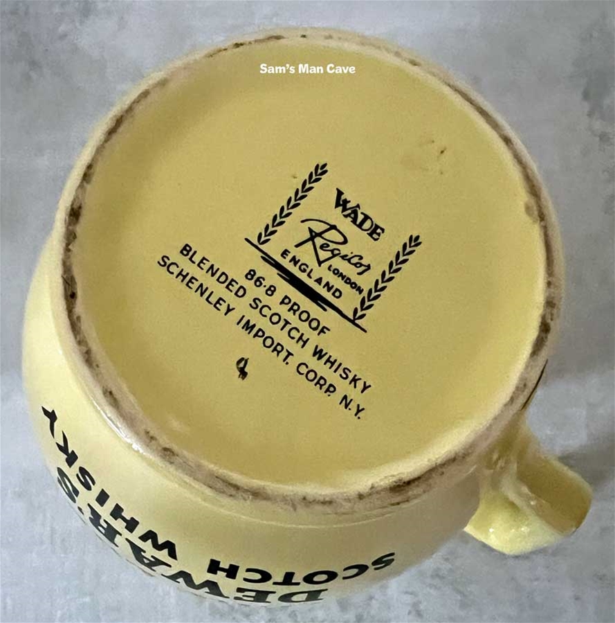 Dewar's White Label Scotch Whisky Pitcher