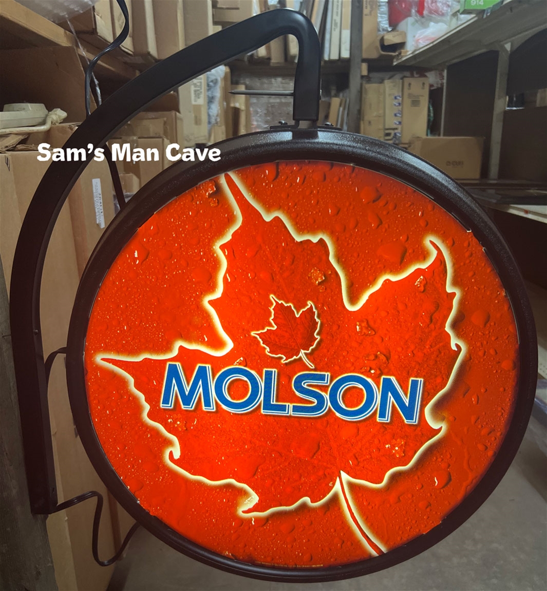 Molson Two Sided Pub Sign