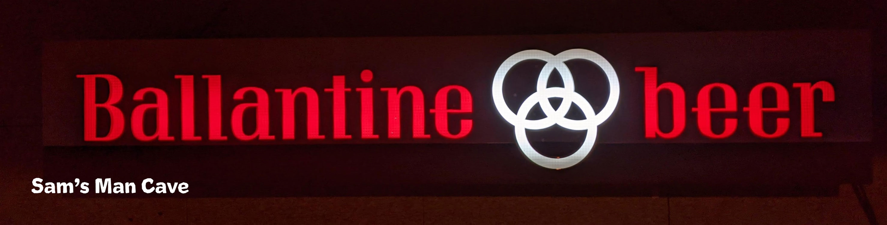 Ballantine Beer Sign