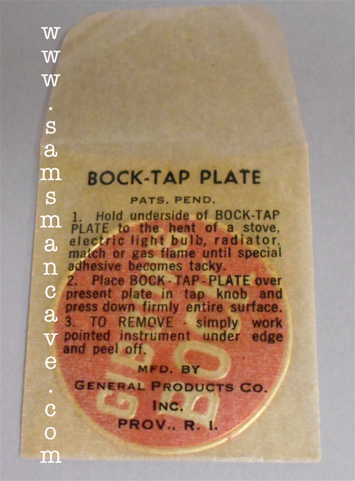 Gibbons Bock Tap Plate