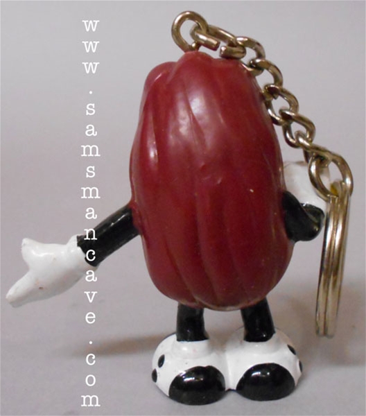 California Raisin Singer with Bowtie Keychain