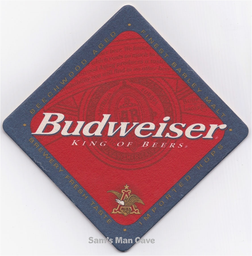Budweiser Adolphus Busch Beer Coaster