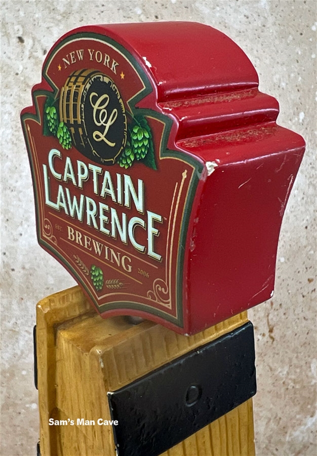 Captain Lawrence Brewing Tap Handle