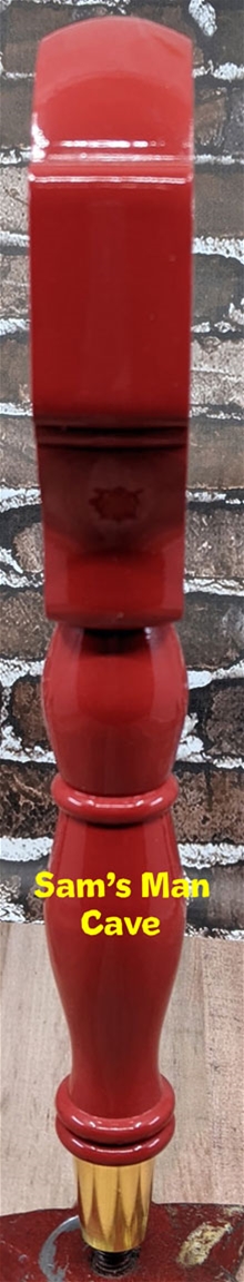 Genny Red Beer Tap Handle