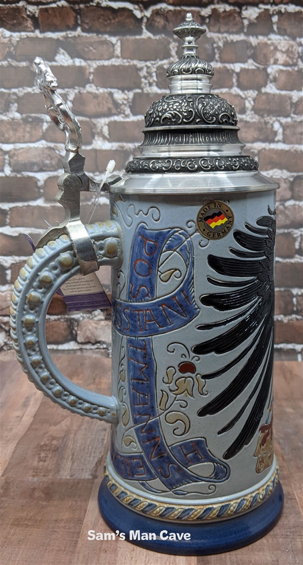German Postal Eagle Beer Stein