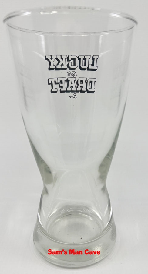 Lucky Light Draft Beer Glass