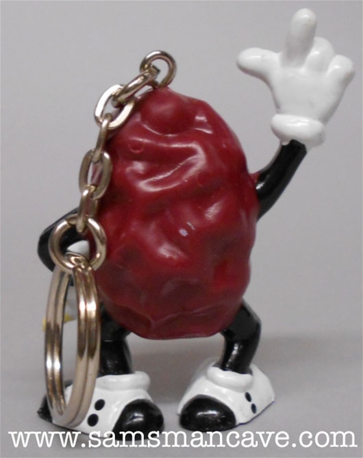 California Raisin Male Singer Keychain