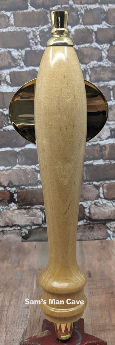 Saranac Belgian White Tap Handle